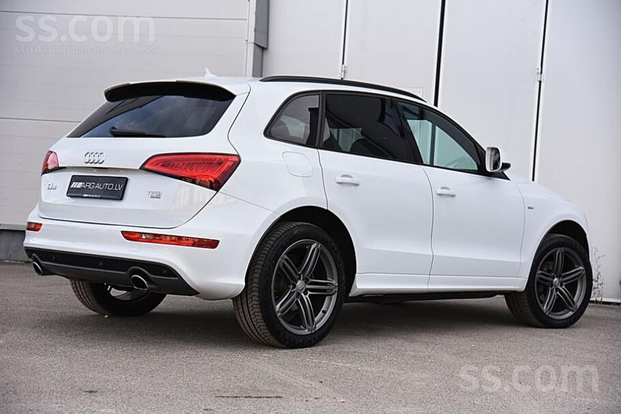Balts Audi Q5 2015 Tukums, ar dzinēja tilpumu 2.00 L un nobraukumu 223 tūkst. km par 14990 €, foto 4 vietnē AUTOMOTO.COM.LV
