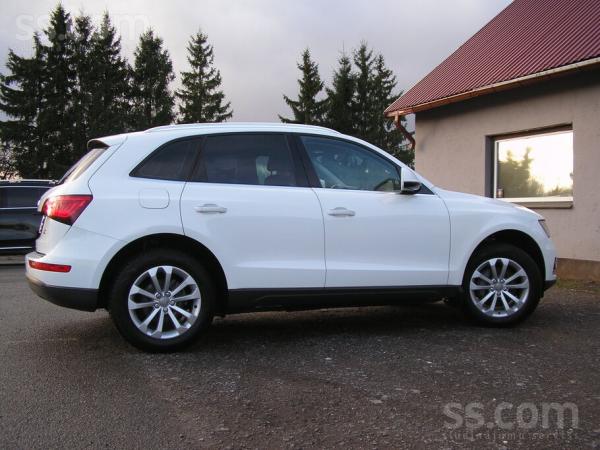 White Audi Q5 2015 in Riga, with an engine capacity of 2.00 L and mileage of 0 thousand km for 14350 €, photo 3 on AUTOMOTO.COM.LV