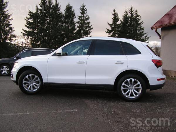 White Audi Q5 2015 in Riga, with an engine capacity of 2.00 L and mileage of 0 thousand km for 14350 €, photo 4 on AUTOMOTO.COM.LV