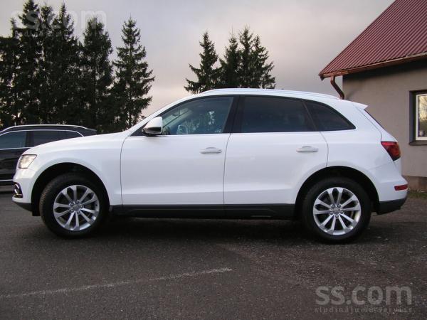 White Audi Q5 2015 in Riga, with an engine capacity of 2.00 L and mileage of 0 thousand km for 14350 €, photo 8 on AUTOMOTO.COM.LV