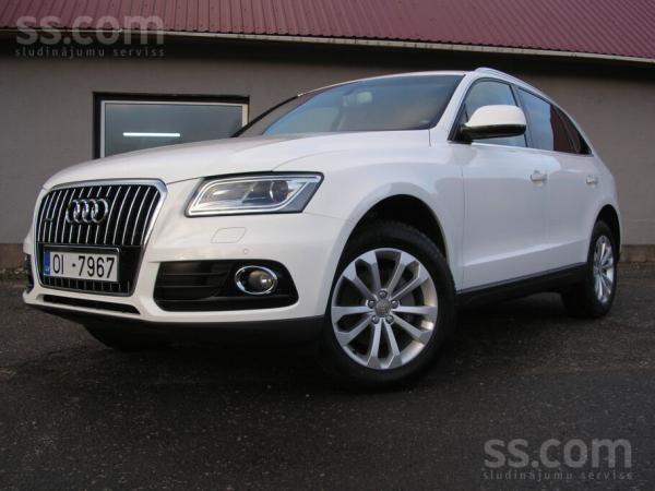 White Audi Q5 2015 in Riga, with an engine capacity of 2.00 L and mileage of 0 thousand km for 14350 €, photo 9 on AUTOMOTO.COM.LV