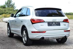 White Audi Q5 2015 in Kretinga, with an engine capacity of 2.00 L and mileage of 124 thousand km for 12999 €, photo 8 on AUTOMOTO.COM.LV