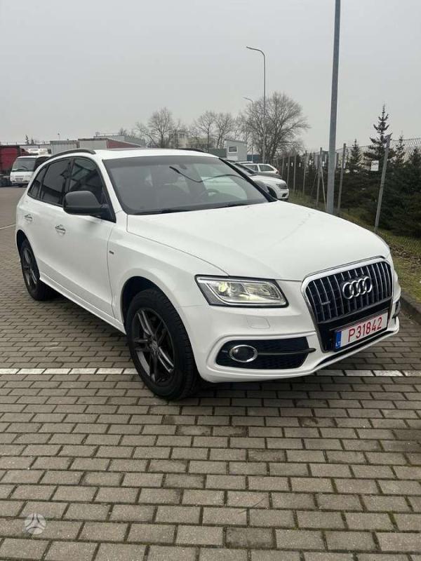 White Audi Q5 2015 in Klaipeda, with an engine capacity of 3.00 L and mileage of 180 thousand km for 13200 €, photo 1 on AUTOMOTO.COM.LV