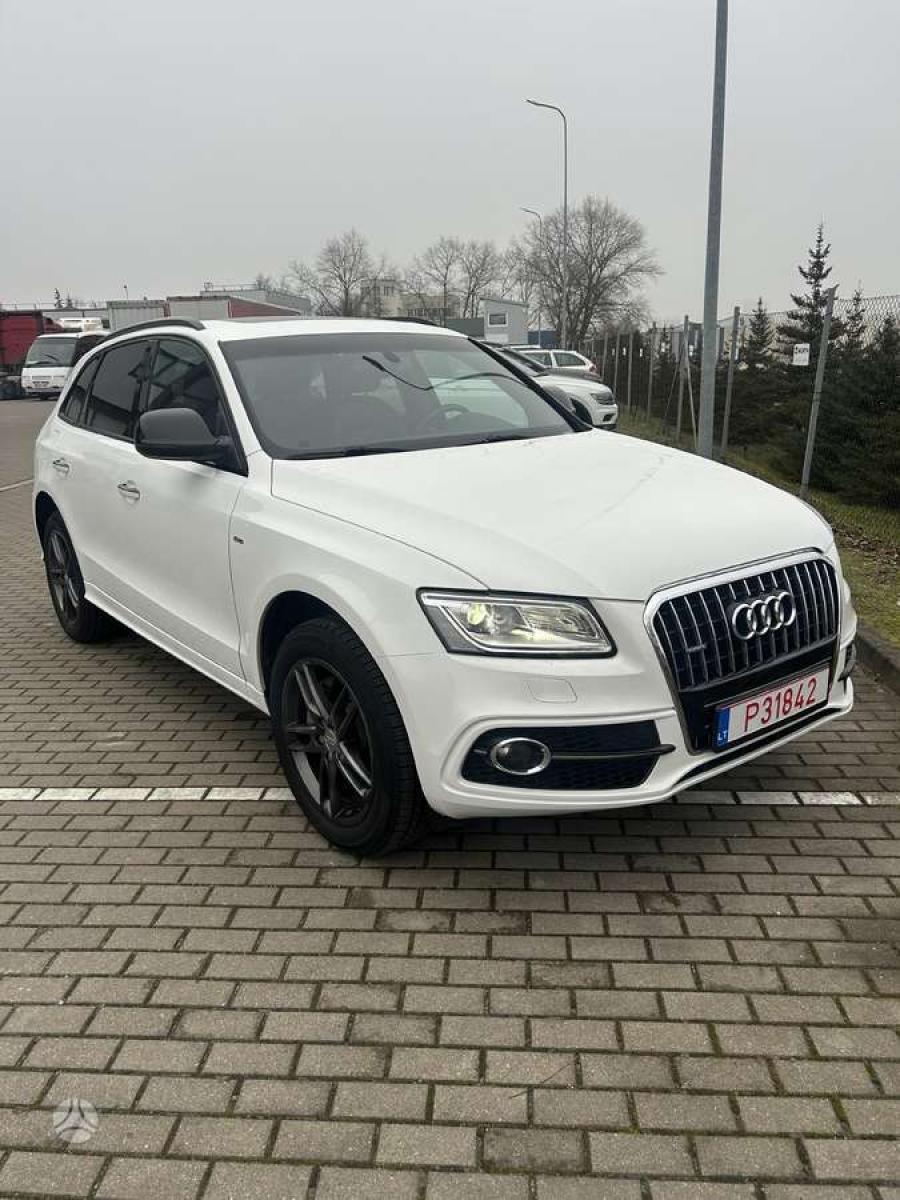 White Audi Q5 2015 in Klaipeda, with an engine capacity of 3.00 L and mileage of 180 thousand km for 13200 €, photo 1 on AUTOMOTO.COM.LV