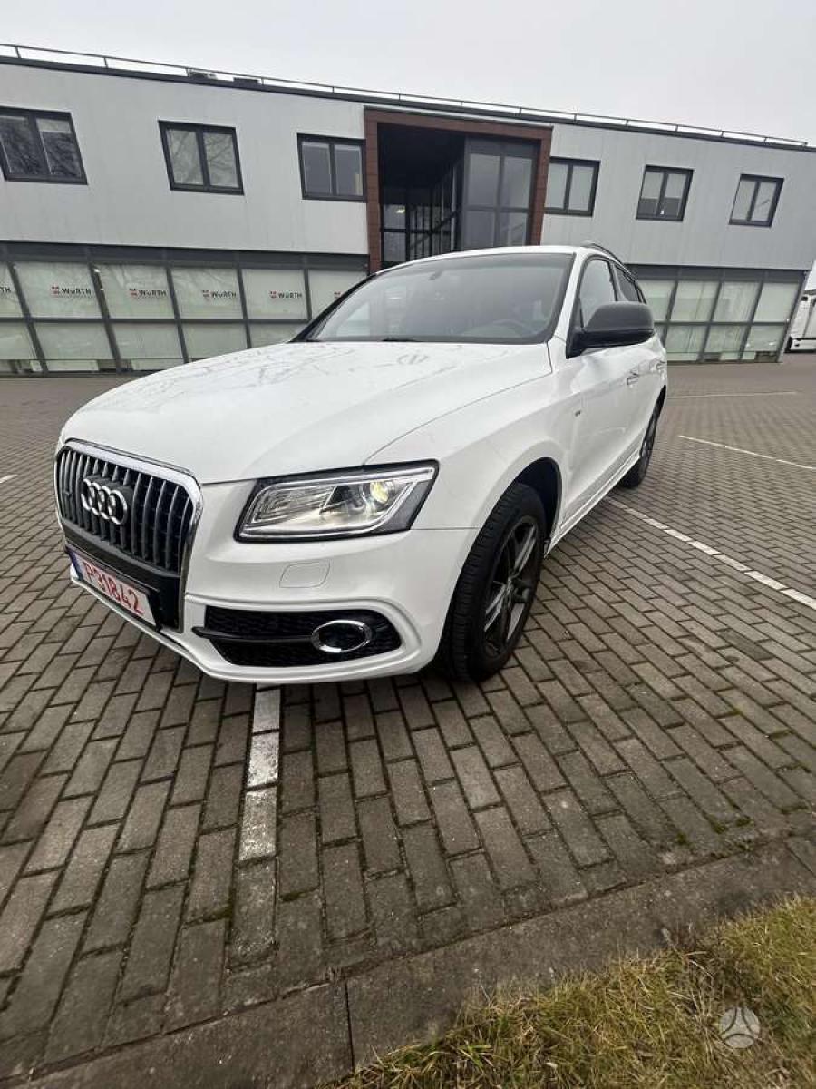 White Audi Q5 2015 in Klaipeda, with an engine capacity of 3.00 L and mileage of 180 thousand km for 13200 €, photo 7 on AUTOMOTO.COM.LV