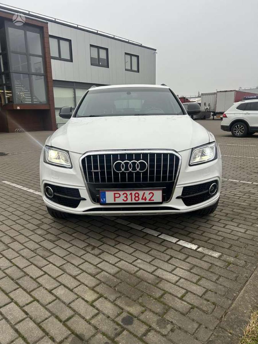 White Audi Q5 2015 in Klaipeda, with an engine capacity of 3.00 L and mileage of 180 thousand km for 13200 €, photo 8 on AUTOMOTO.COM.LV