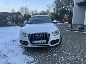 White Audi Q5 2015 in Kedainiai, with an engine capacity of 1.98 L and mileage of 220 thousand km for 12000 €, photo 3 on AUTOMOTO.COM.LV