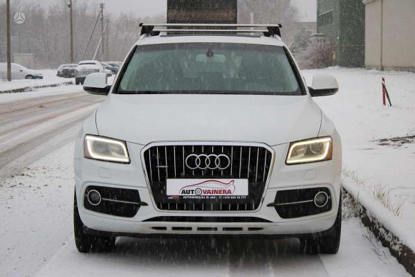 White Audi Q5 2015 in Vilnius, with an engine capacity of 3.00 L and mileage of 306 thousand km for 10900 €, photo 2 on AUTOMOTO.COM.LV