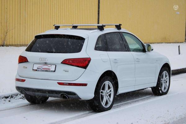 White Audi Q5 2015 in Vilnius, with an engine capacity of 3.00 L and mileage of 306 thousand km for 10900 €, photo 7 on AUTOMOTO.COM.LV