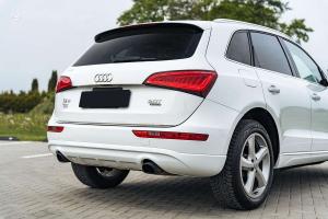 White Audi Q5 2015 in Klaipeda, with an engine capacity of 2.00 L and mileage of 156 thousand km for 12989 €, photo 16 on AUTOMOTO.COM.LV