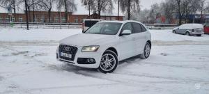 White Audi Q5 2015 in Alytus, with an engine capacity of 2.97 L and mileage of 153 thousand km for 17550 €, photo  on AUTOMOTO.COM.LV