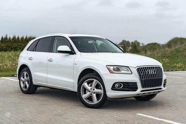 White Audi Q5 2015 in Klaipeda, with an engine capacity of 2.00 L and mileage of 156 thousand km for 12999 €, photo 4 on AUTOMOTO.COM.LV