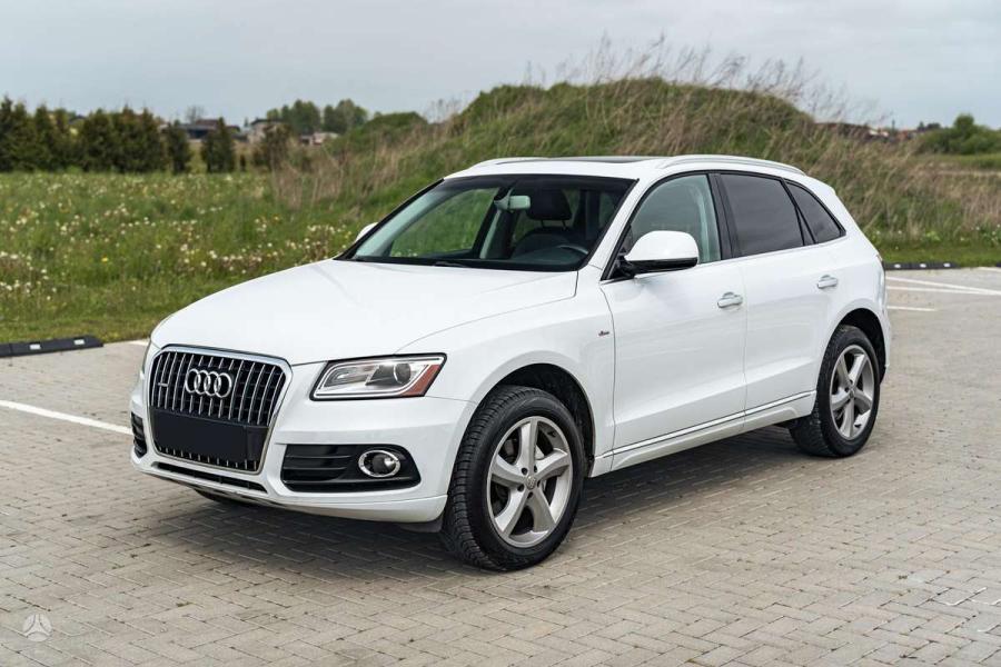 White Audi Q5 2015 in Klaipeda, with an engine capacity of 2.00 L and mileage of 156 thousand km for 12999 €, photo 13 on AUTOMOTO.COM.LV
