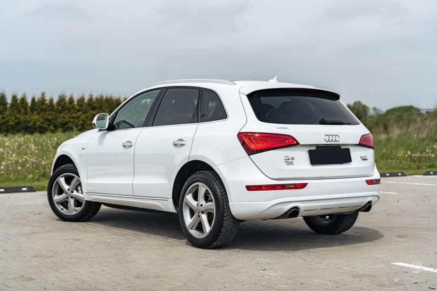 White Audi Q5 2015 in Klaipeda, with an engine capacity of 2.00 L and mileage of 156 thousand km for 12999 €, photo 19 on AUTOMOTO.COM.LV