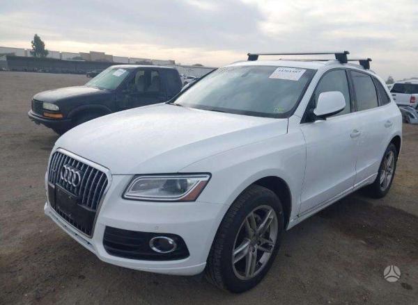 White Audi Q5 2015 in Vilnius, with an engine capacity of 1.98 L and mileage of 173 thousand km for 10730 €, photo 3 on AUTOMOTO.COM.LV