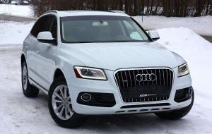 White Audi Q5 2015 in Kretinga, with an engine capacity of 1.98 L and mileage of 215 thousand km for 12999 €, photo 4 on AUTOMOTO.COM.LV