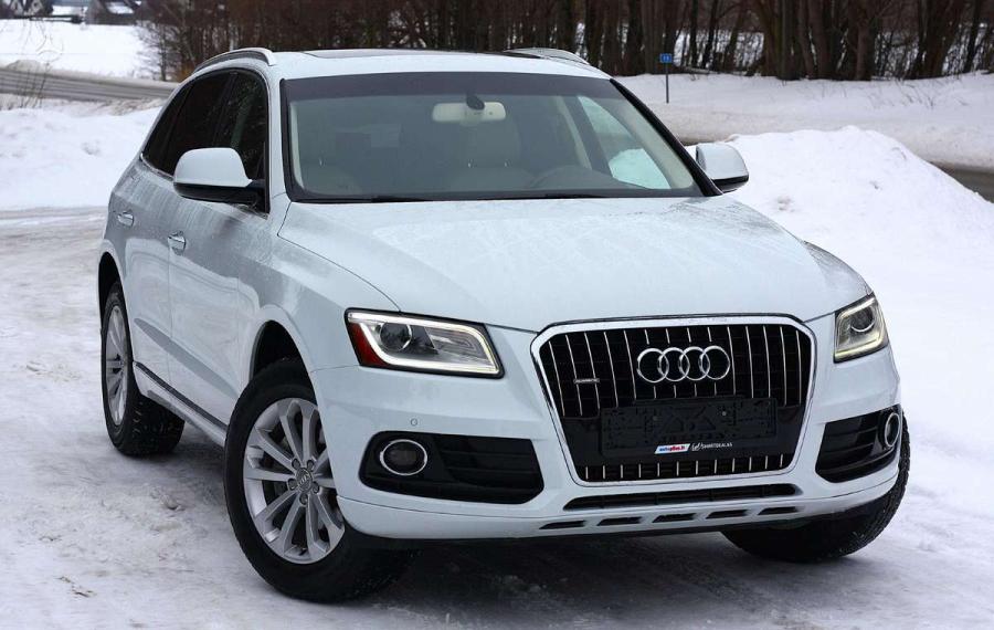 White Audi Q5 2015 in Kretinga, with an engine capacity of 1.98 L and mileage of 215 thousand km for 12999 €, photo 4 on AUTOMOTO.COM.LV