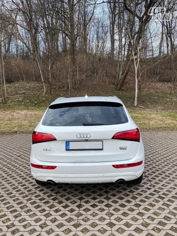White Audi Q5 2015 in Vilnius, with an engine capacity of 2.00 L and mileage of 290 thousand km for 10900 €, photo 6 on AUTOMOTO.COM.LV