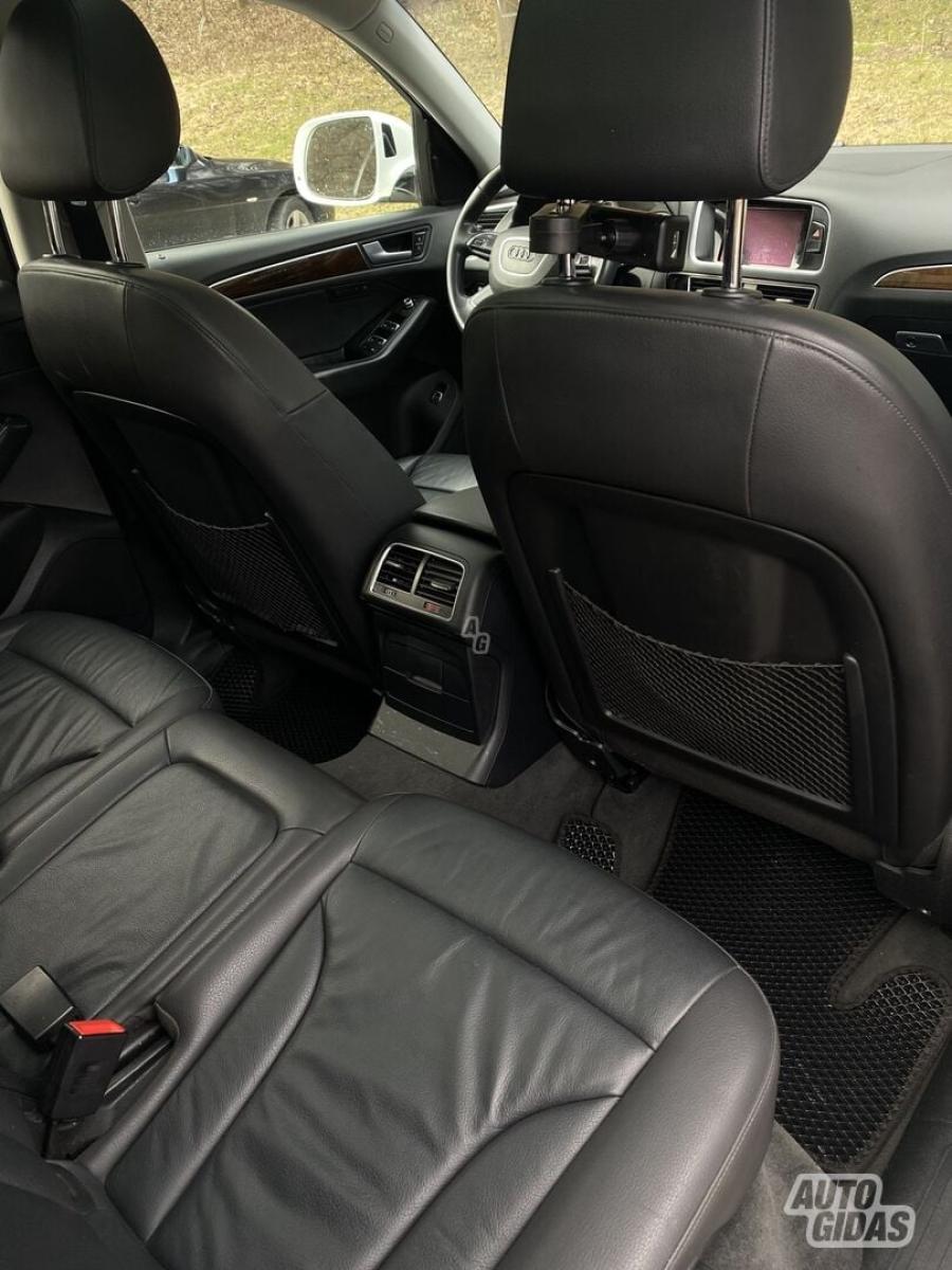 White Audi Q5 2015 in Vilnius, with an engine capacity of 2.00 L and mileage of 290 thousand km for 11199 €, photo 12 on AUTOMOTO.COM.LV
