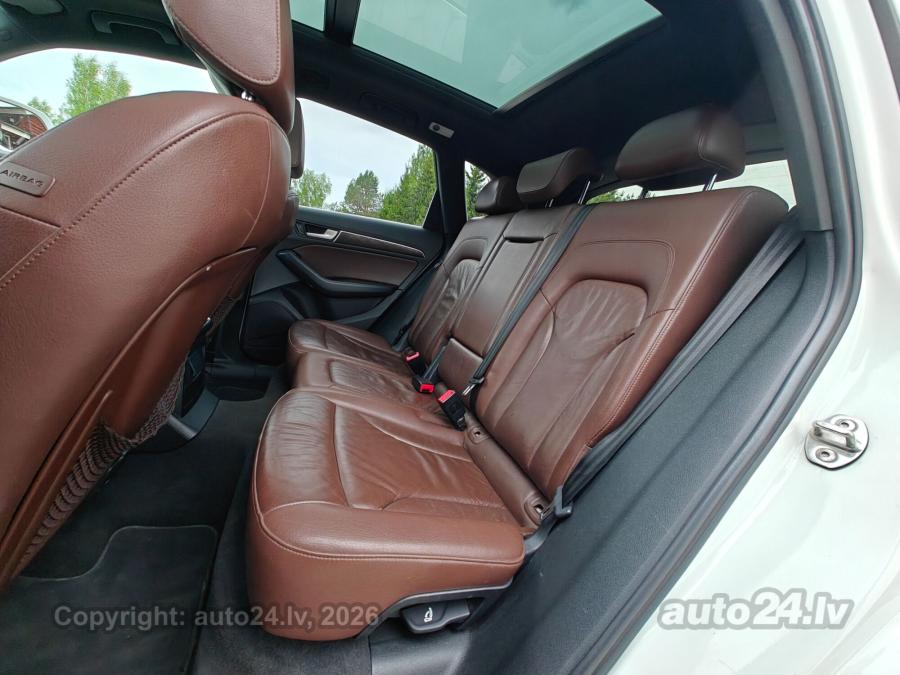 White Audi Q5 2015 in Paide, with an engine capacity of 2.00 L and mileage of 229 thousand km for 12990 €, photo 16 on AUTOMOTO.COM.LV