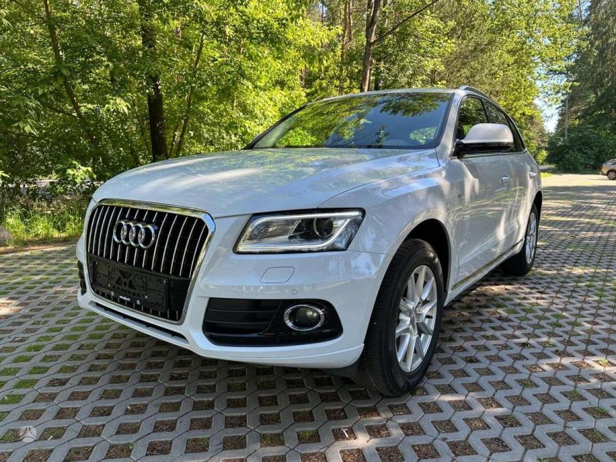 Balts Audi Q5 2015 Viļņa, ar dzinēja tilpumu 1.97 L un nobraukumu 178 tūkst. km par 14750 €, foto 4 vietnē AUTOMOTO.COM.LV