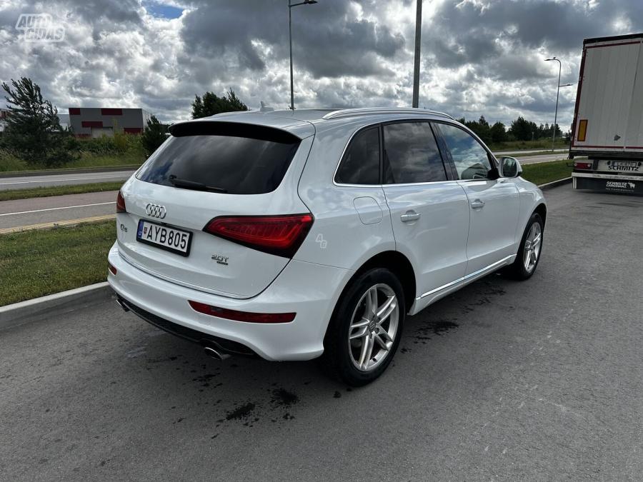 White Audi Q5 2015 in Klaipeda, with an engine capacity of 2.00 L and mileage of 230 thousand km for 14490 €, photo 5 on AUTOMOTO.COM.LV