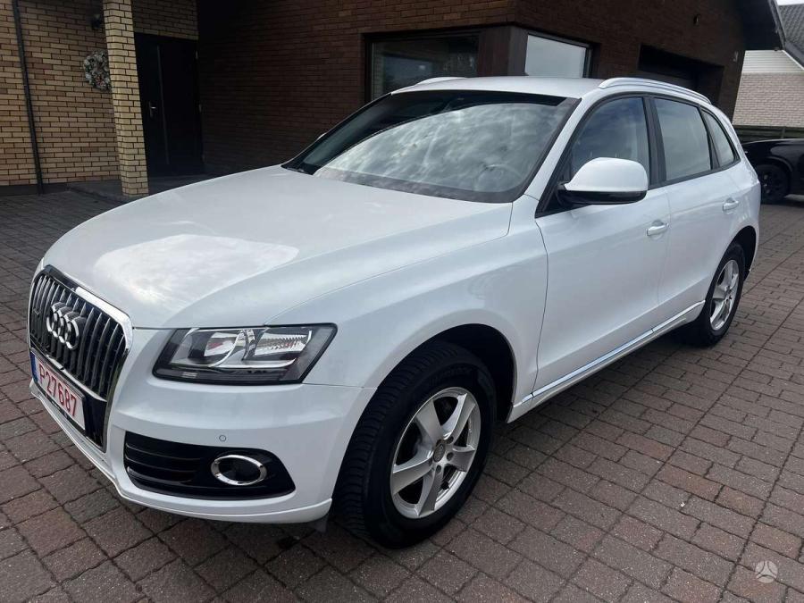 White Audi Q5 2015 in Vilkaviskis, with an engine capacity of 1.97 L and mileage of 134 thousand km for 9699 €, photo 1 on AUTOMOTO.COM.LV