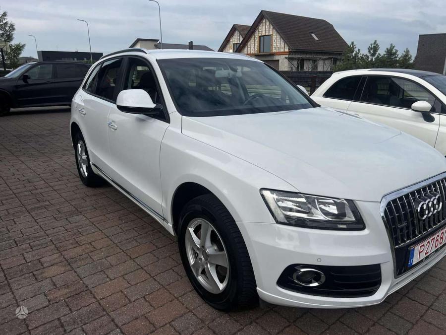 White Audi Q5 2015 in Vilkaviskis, with an engine capacity of 1.97 L and mileage of 134 thousand km for 9699 €, photo 4 on AUTOMOTO.COM.LV