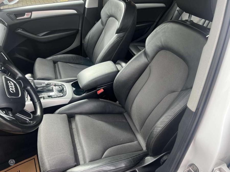 White Audi Q5 2015 in Vilkaviskis, with an engine capacity of 1.97 L and mileage of 134 thousand km for 9699 €, photo 8 on AUTOMOTO.COM.LV