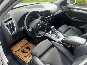 White Audi Q5 2015 in Vilkaviskis, with an engine capacity of 1.97 L and mileage of 134 thousand km for 9699 €, photo 12 on AUTOMOTO.COM.LV