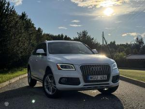 Balts Audi Q5 2015 Viļņa, ar dzinēja tilpumu 1.98 L un nobraukumu 179 tūkst. km par 14500 €, foto  vietnē AUTOMOTO.COM.LV