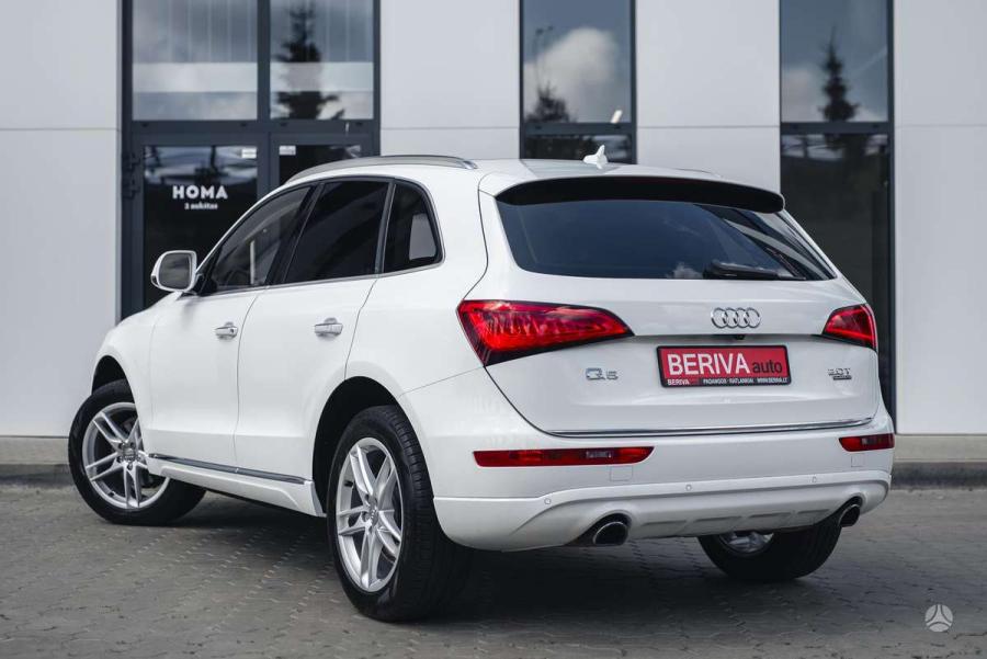 Balts Audi Q5 2015 Viļņa, ar dzinēja tilpumu 1.98 L un nobraukumu 173 tūkst. km par 12900 €, foto 8 vietnē AUTOMOTO.COM.LV
