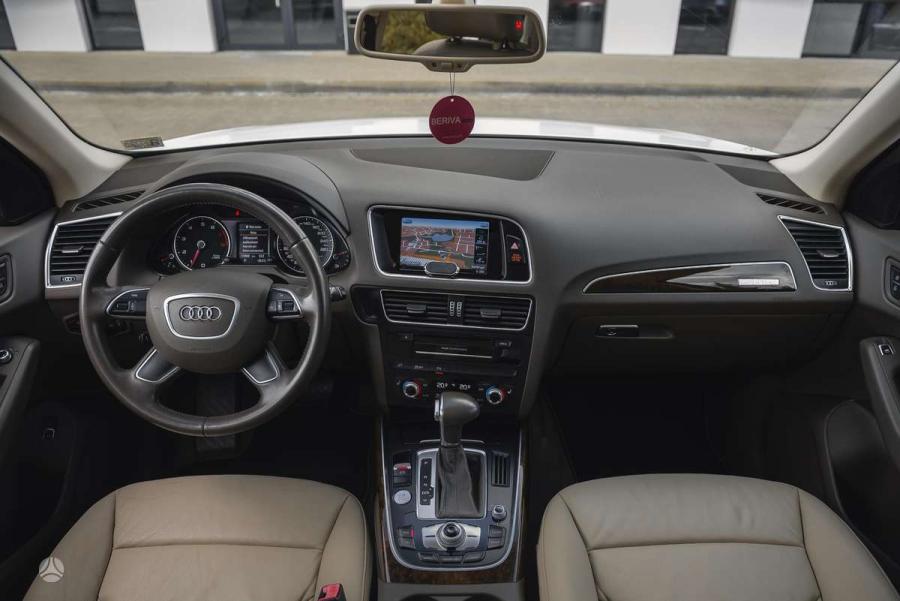 Balts Audi Q5 2015 Viļņa, ar dzinēja tilpumu 1.98 L un nobraukumu 173 tūkst. km par 12900 €, foto 15 vietnē AUTOMOTO.COM.LV