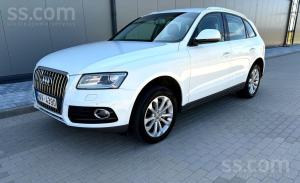 White Audi Q5 2015 in Riga, with an engine capacity of 2.00 L and mileage of 255 thousand km for 12500 €, photo 1 on AUTOMOTO.COM.LV