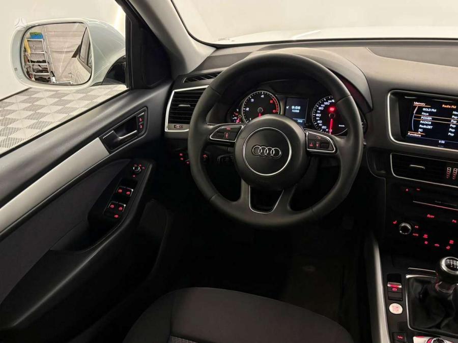 White Audi Q5 2015 in Marijampole, with an engine capacity of 1.97 L and mileage of 239 thousand km for 13650 €, photo 15 on AUTOMOTO.COM.LV
