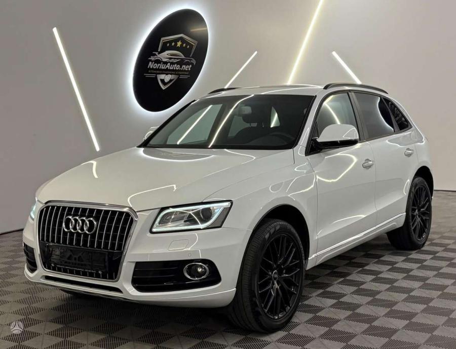 White Audi Q5 2015 in Marijampole, with an engine capacity of 1.97 L and mileage of 239 thousand km for 13650 €, photo 18 on AUTOMOTO.COM.LV