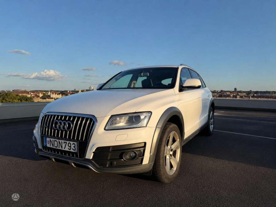 White Audi Q5 2015 in Vilnius, with an engine capacity of 1.97 L and mileage of 287 thousand km for 11700 €, photo 1 on AUTOMOTO.COM.LV