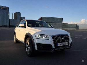 White Audi Q5 2015 in Vilnius, with an engine capacity of 1.97 L and mileage of 287 thousand km for 11700 €, photo 9 on AUTOMOTO.COM.LV