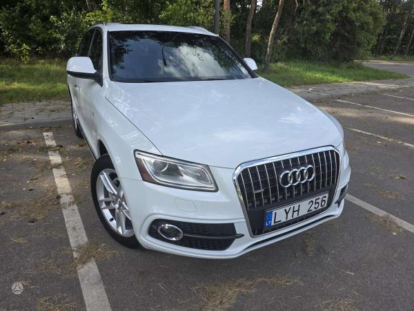 White Audi Q5 2015 in Kaunas, with an engine capacity of 1.98 L and mileage of 140 thousand km for 13200 €, photo 1 on AUTOMOTO.COM.LV