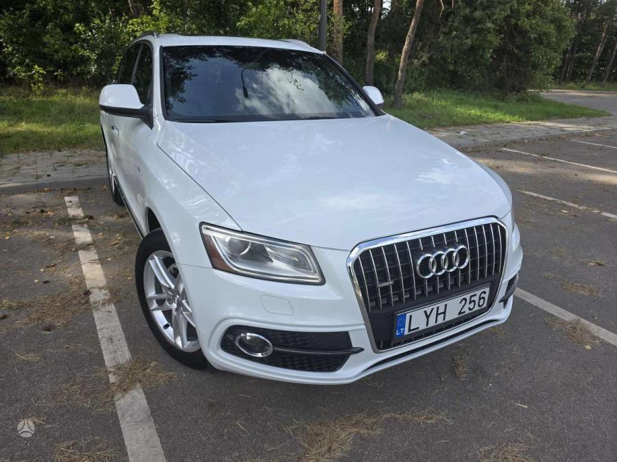 Balts Audi Q5 2015 Kauņa, ar dzinēja tilpumu 1.98 L un nobraukumu 140 tūkst. km par 13200 €, foto 1 vietnē AUTOMOTO.COM.LV