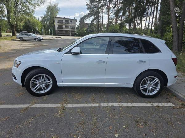 White Audi Q5 2015 in Kaunas, with an engine capacity of 1.98 L and mileage of 140 thousand km for 13200 €, photo 4 on AUTOMOTO.COM.LV