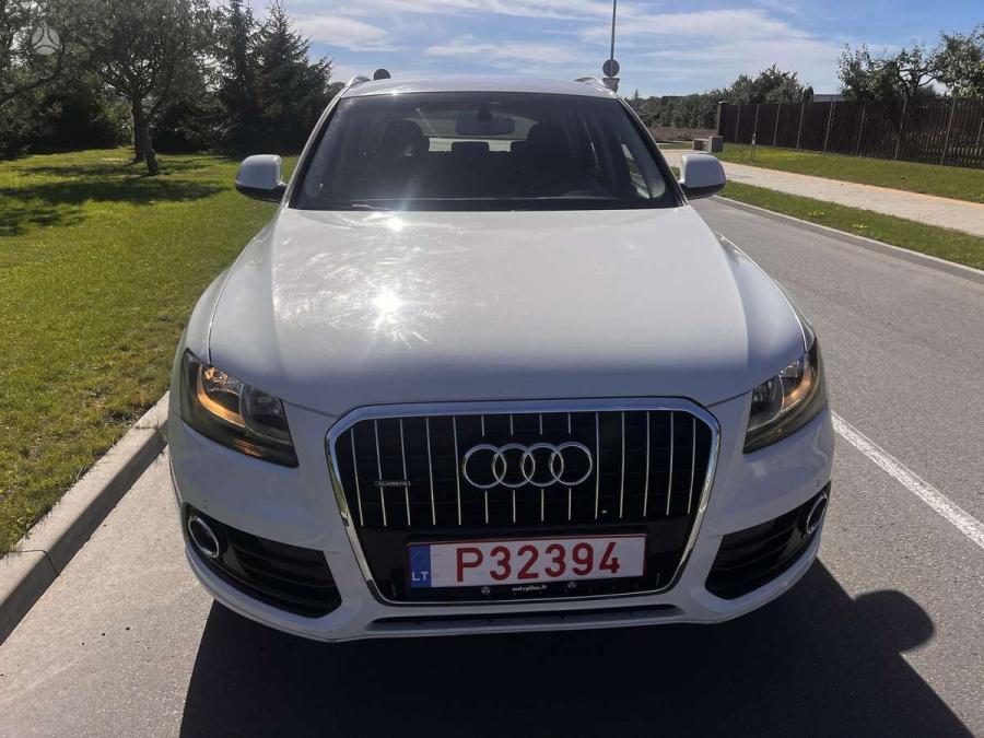 White Audi Q5 2015 in Vilkaviskis, with an engine capacity of 1.97 L and mileage of 134 thousand km for 12199 €, photo 3 on AUTOMOTO.COM.LV