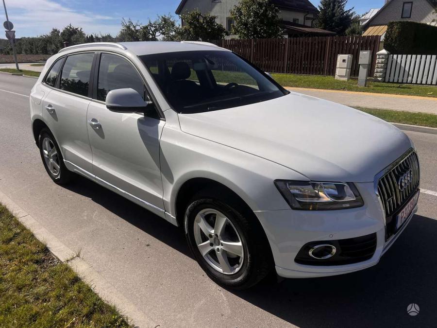 White Audi Q5 2015 in Vilkaviskis, with an engine capacity of 1.97 L and mileage of 134 thousand km for 12199 €, photo 4 on AUTOMOTO.COM.LV