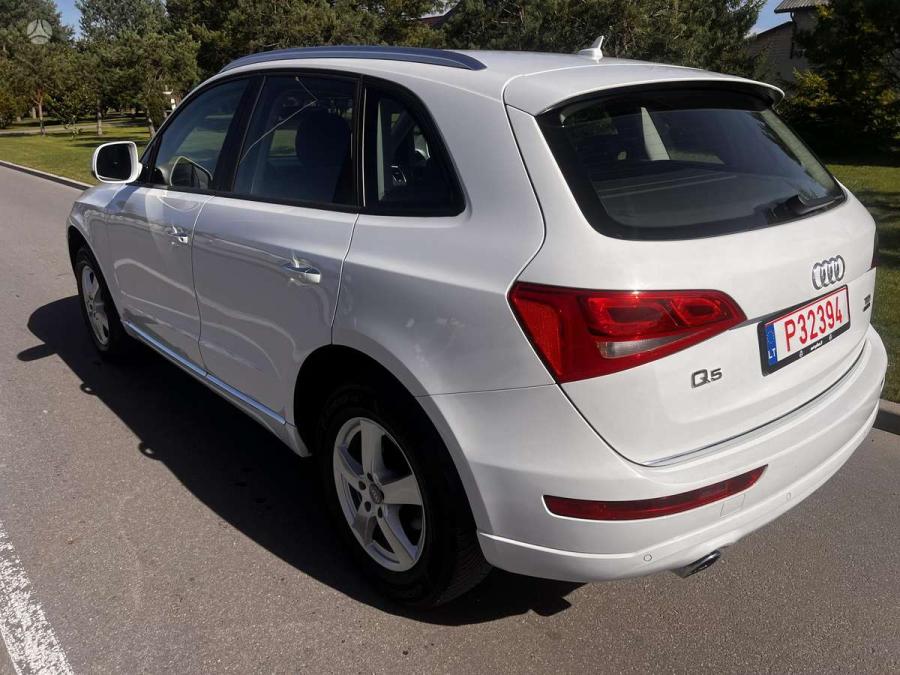 White Audi Q5 2015 in Vilkaviskis, with an engine capacity of 1.97 L and mileage of 134 thousand km for 12199 €, photo 7 on AUTOMOTO.COM.LV