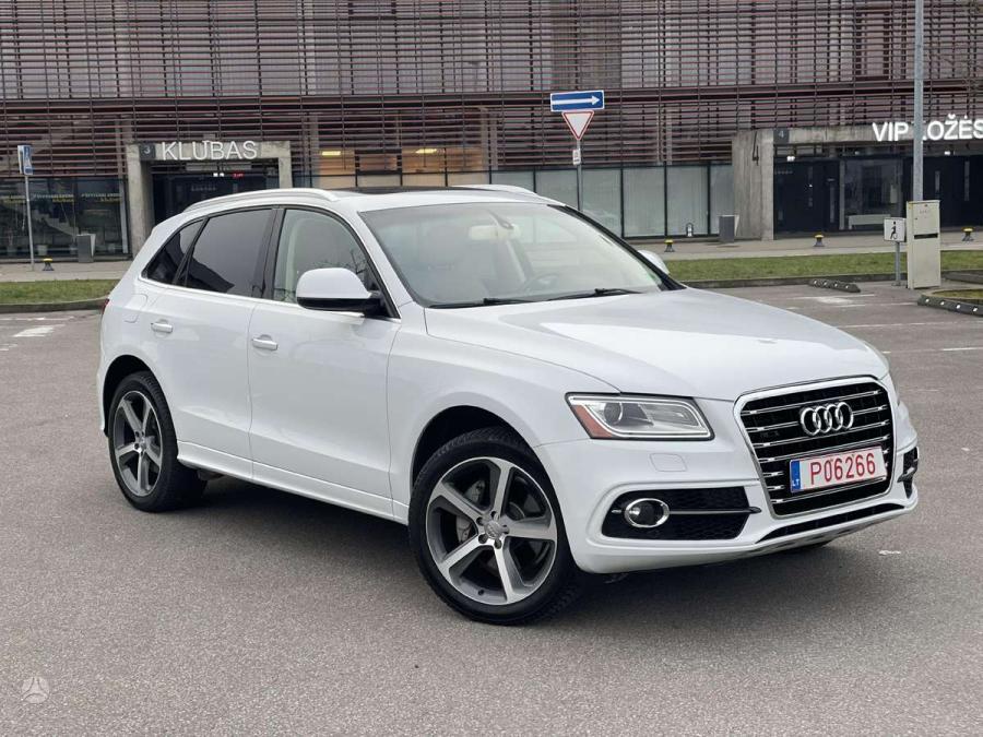 White Audi Q5 2016 in Klaipeda, with an engine capacity of 3.00 L and mileage of 180 thousand km for 14500 €, photo 1 on AUTOMOTO.COM.LV