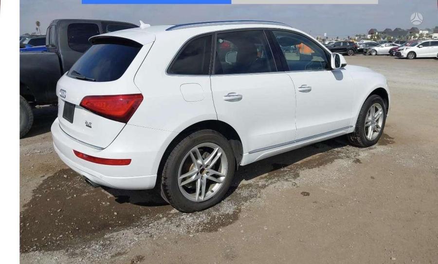 White Audi Q5 2016 in Vilnius, with an engine capacity of 1.98 L and mileage of 123 thousand km for 11150 €, photo 6 on AUTOMOTO.COM.LV