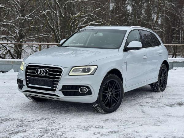 White Audi Q5 2016 in Vilnius, with an engine capacity of 1.97 L and mileage of 279 thousand km for 14700 €, photo 1 on AUTOMOTO.COM.LV