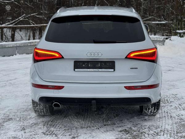 White Audi Q5 2016 in Vilnius, with an engine capacity of 1.97 L and mileage of 279 thousand km for 14700 €, photo 2 on AUTOMOTO.COM.LV