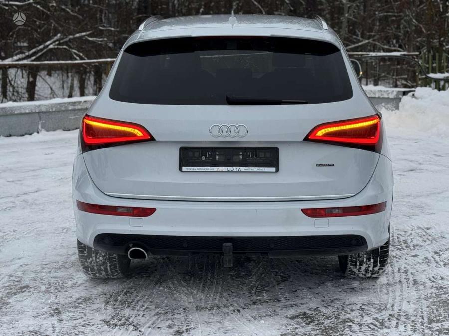 White Audi Q5 2016 in Vilnius, with an engine capacity of 1.97 L and mileage of 279 thousand km for 14700 €, photo 2 on AUTOMOTO.COM.LV