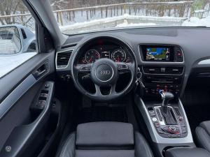 White Audi Q5 2016 in Vilnius, with an engine capacity of 1.97 L and mileage of 279 thousand km for 14700 €, photo 3 on AUTOMOTO.COM.LV